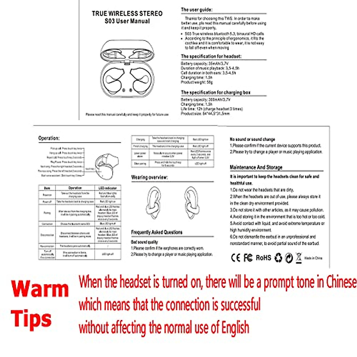 seuloo 2023 New Wireless Ear Clip Bone Conduction Headphones,Wireless Ear Clip Bone Conduction Headphones Bluetooth,Wireless Earclip Bone Conduction Headphones (Black-B)