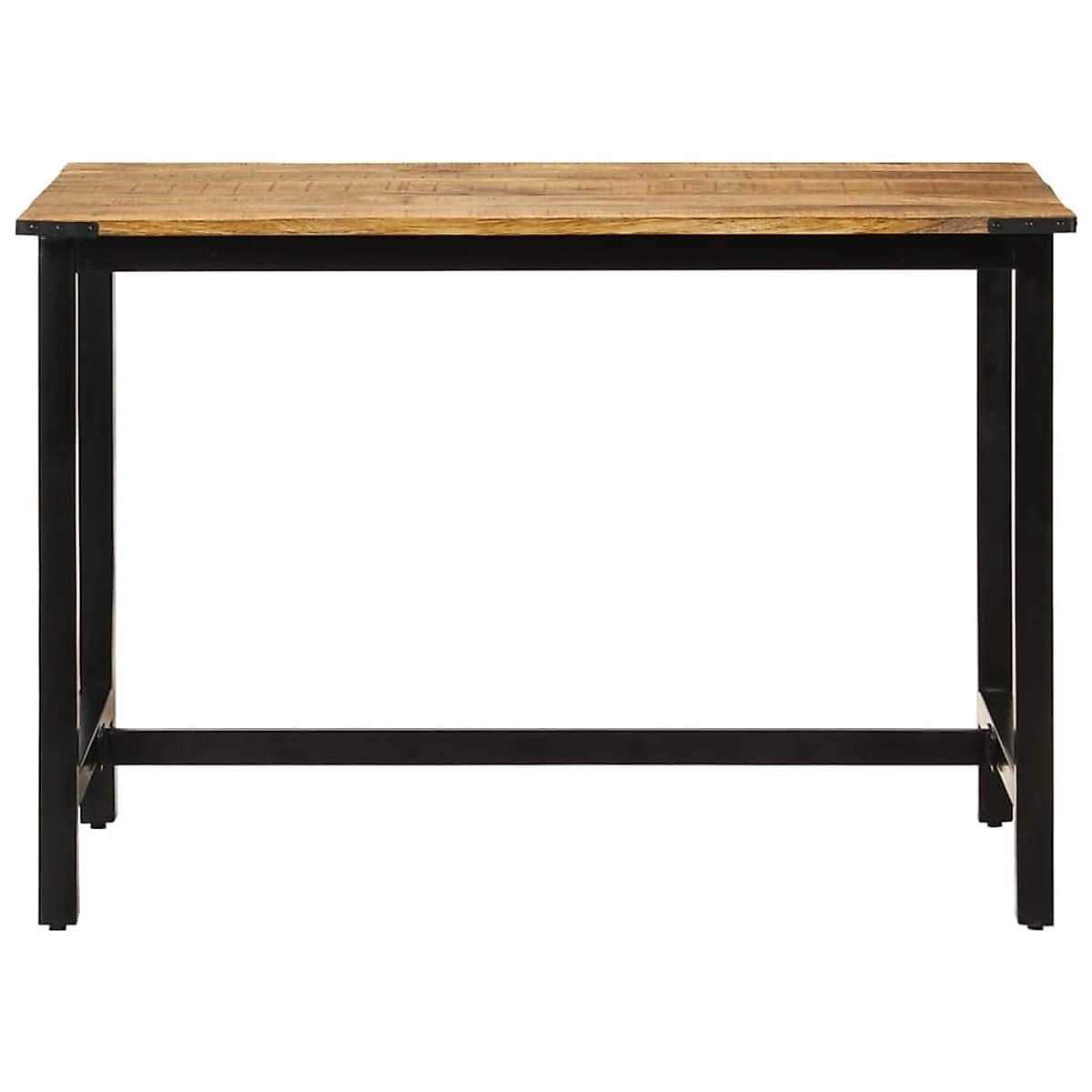 WEHUOSIF Bar Table,Leisure Table,Student Desk,Computer Table,Study Desk,Conference Table,Writing Desk,Reading Table,for Library, and Resting Room, Office,Hotels,47.2"x15.7"x39.8" Rough Mango Wood