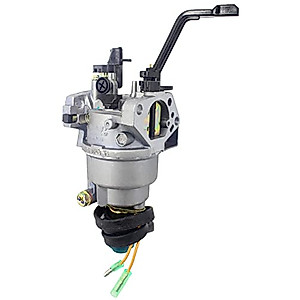 Fullas Huayi Carburetor Manual Choke P27-1D Compatible with Generac GP5000 GP5500 GP6500(E) 5000W 5500W 6000W 6500W Champion Power Equipment 6000W 6500W 7000W Gas Portable Generator