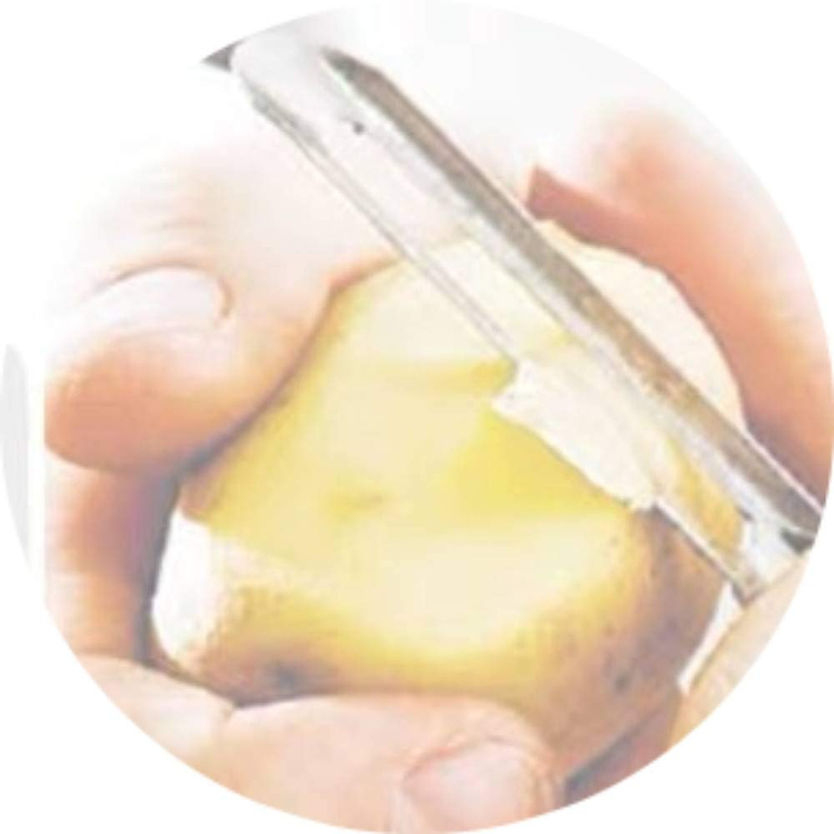 2 Pack Kitchen Vegetable Peeler, Stainless Steel Rotary Peeler for Carrot and Fruit, with Ergonomic and Control Handle-Dishwasher Safety Potato Peelers