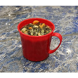 Dependable Industries Microwave Soup and Stew Maker Mug Noodles Steamer Ramen Oatmeal with Steam Vent and Splash Cover BPA-Free