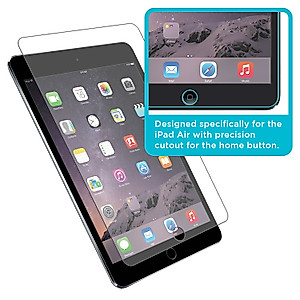 Tech Armor Ballistic Glass Screen Protector Designed for Apple iPad Air, Air 2 and iPad 9.7 Inch (2017) 1 Pack