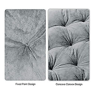 REDCAMP Chaise Lounge Chair Cushion for Patio Furniture, Thicker Soft Comfortable Zero Gravity Chair Pad for Outdoor Indoor Home Office, Grey 65"x21"