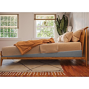 Avana Mattress Elevator with Polycotton Covers - Under Bed 7-Inch Incline Foam Lift, Grey, Full Size