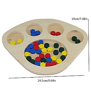 Kghios Montessori Infant Toys Materials for Toddlers Sorting Tray Montessori Materials Educational Tools Preschool Early Development Babies Toy