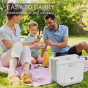 Foldable Mini Garbage Can Small Hanging Kitchen Trash Can, Wall Mounted Collapsible Garbage Bin Plastic Waste Bin Compact Portable Trash Can for Cabinet Office Bedroom Bathroom Kitchen Car