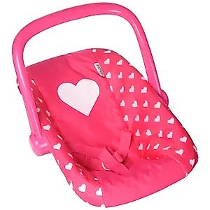 My First Doll Car Seat Infant Seat, ADJUSTABLE CARRIER – Converts from Rocking Bouncer Baby Doll Carrier to Feeding Seat –Pretend Play Toy
