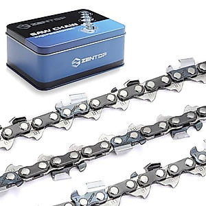 ZENTOP 18 Inch Chainsaw Chain, 3-Pack, 325" Pitch, 050" Gauge, 72 Drive Links, B1S-72DL, Fits Husqvarna 440, 445, Poulan 4600, 4620, and More