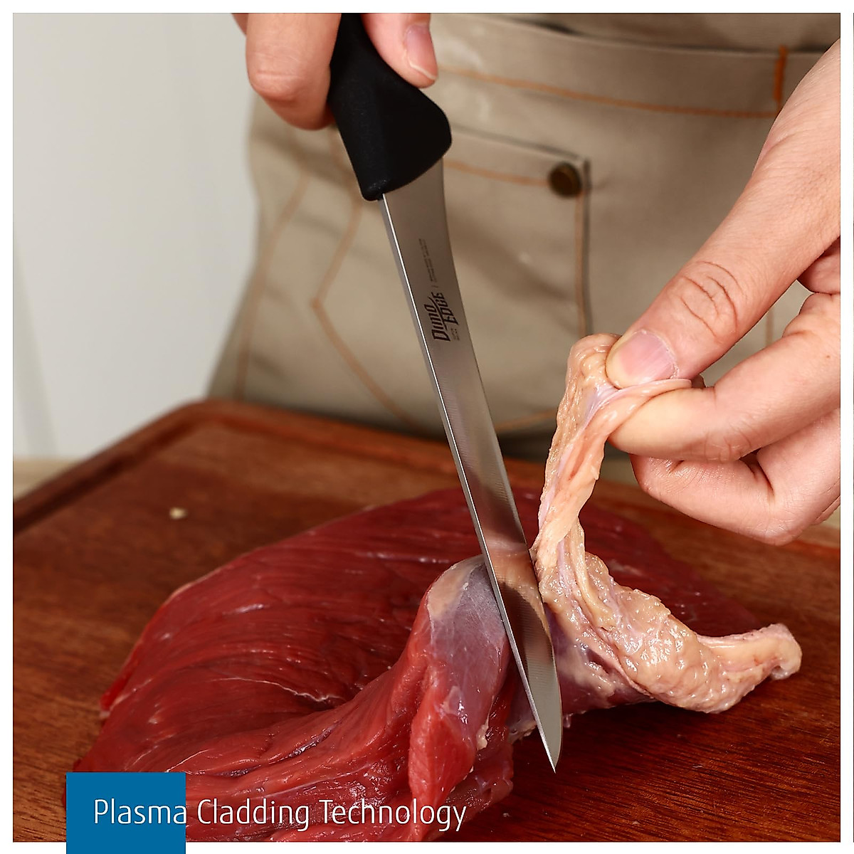 dimoedge 6 inch Professional Boning Knife, Super Sharp Deboning Knife with Ergonomic Handle(Black)