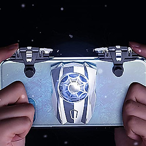 Gaweb Mobile Game Controller, Phone Game Joystick Sensitive Lightweight Phone Gaming Controller Buttons for Android Portable Devices Red