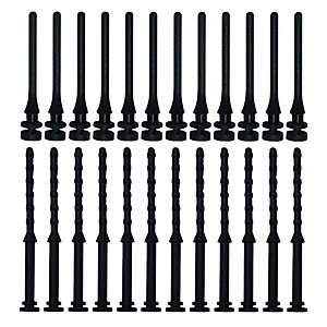 24 Pcs Fan Shock-absorbing Rubber Nail Computer Case Fan Screws Cooler Fan Screws Computer Anti-noise Screws Silicone Rubber Screw Computer Case Anti-seismic Screws