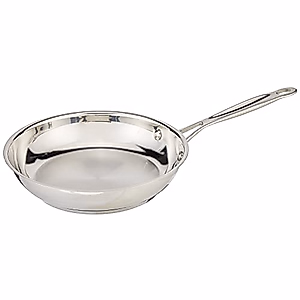 Cuisinart 722-20 8-Inch Chef's-Classic-Stainless-Cookware-Collection, 8", Open Skillet