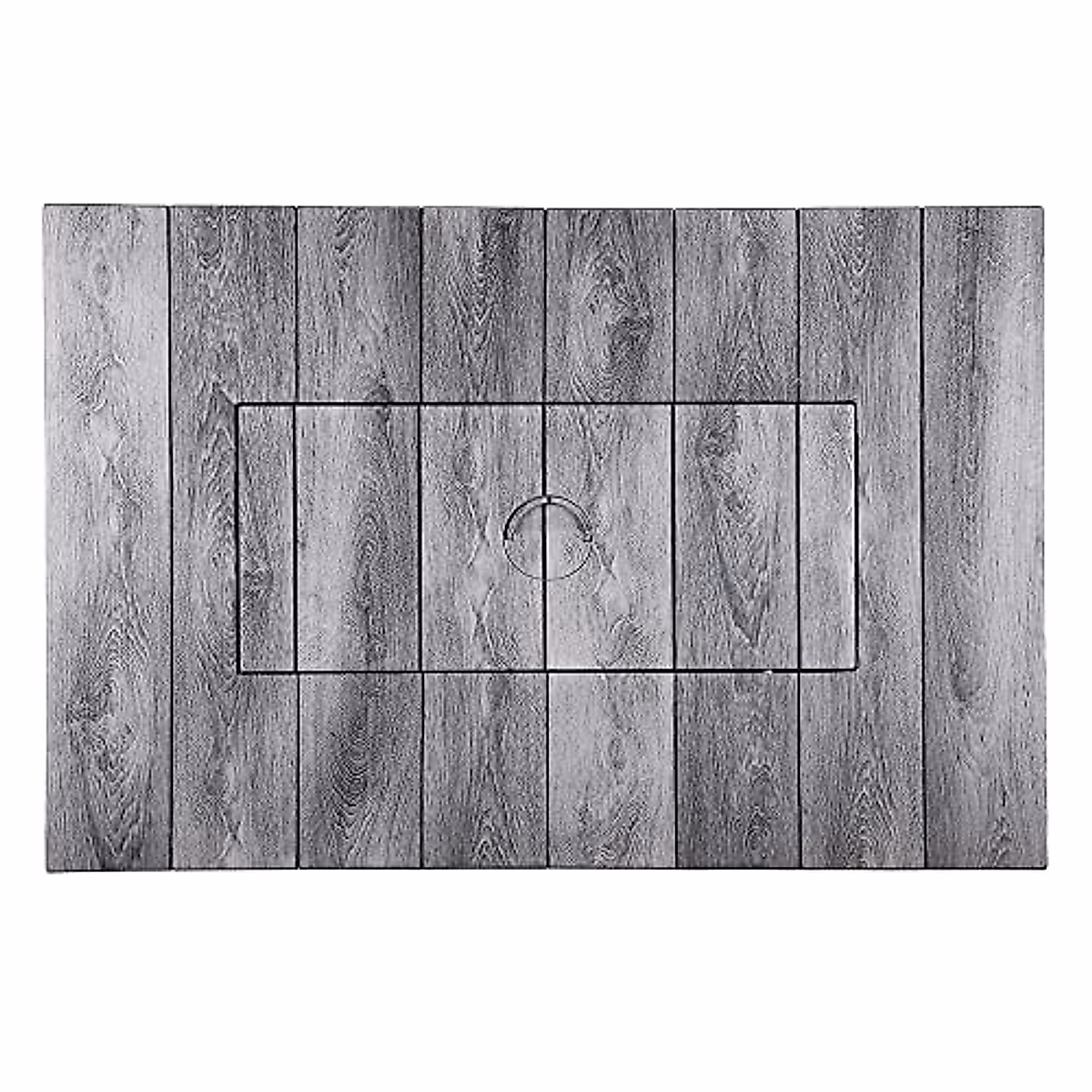 Endless Summer Gas Outdoor Fire Pit Gad17104es Rustic Square Steel