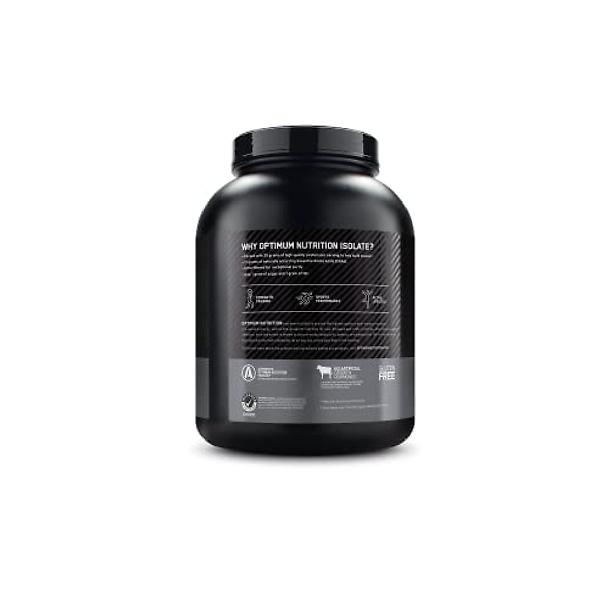 Optimum Nutrition Whey Protein Isolate, Chocolate Shake Flavor, 5.02 Pound, (1066459)