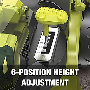 Sun Joe 24V-X2-16LM 48-Volt IONMAX Cordless Brushless Lawn Mower Kit, W/ 4.0-Ah Battery + Dual Port Charger & 12-Gallon Collection Bag, 16-Inch, Comfort Grip, One Touch 6-Position Height Adjustment