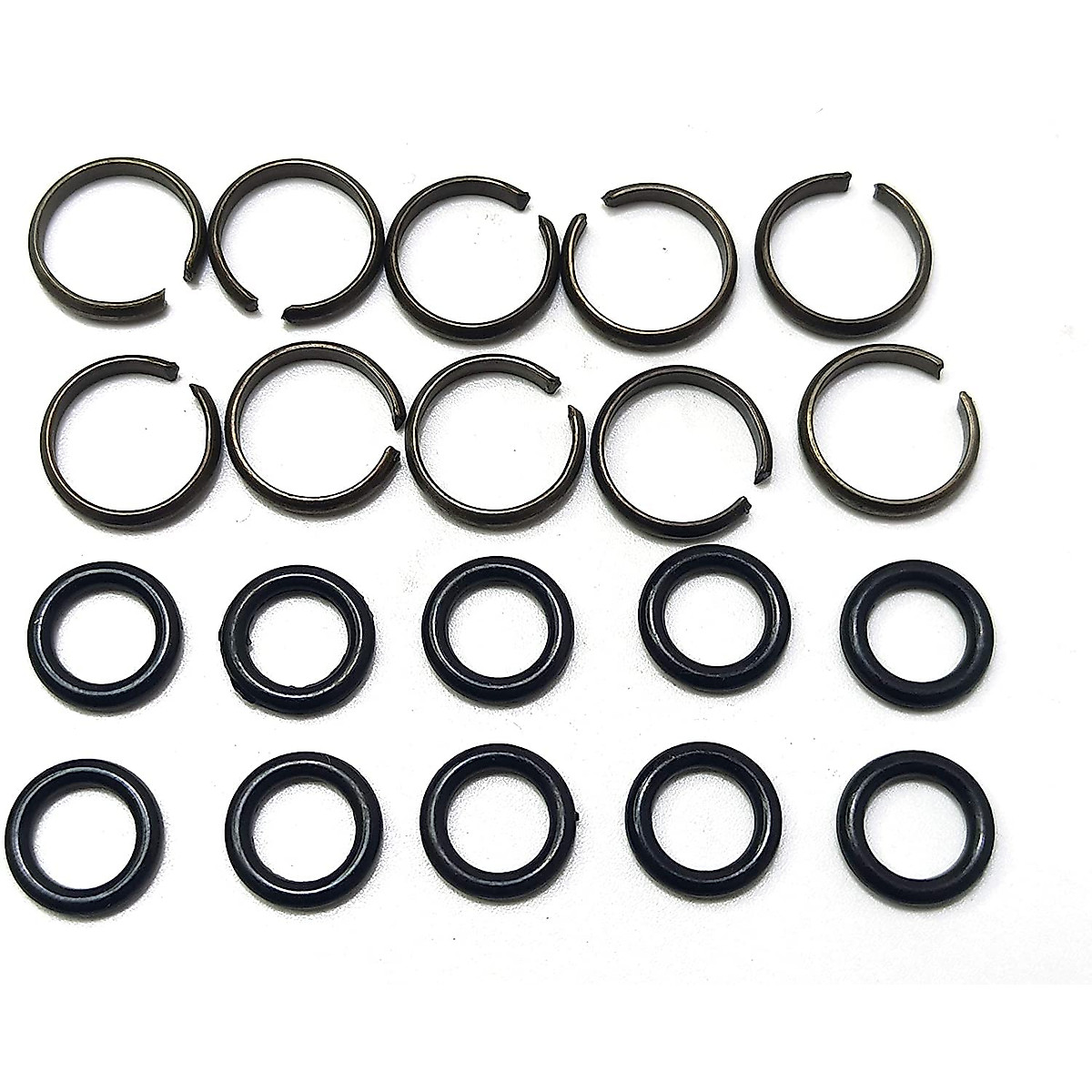 Velodi 10 sets of 1/2" Impact Wrench Socket Retainer rings with O-ring/Impact Wrench Tool Parts and Accessories/impact friction ring/hog ring/O-ring Square Drive Socket Retainer Ring