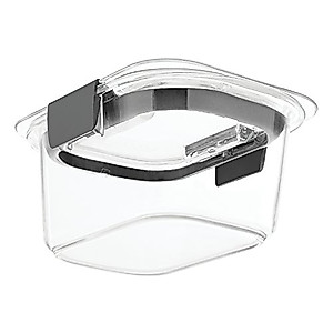 Rubbermaid Brilliance Food Storage Container, Small, 1.3 Cup, Clear 1991155