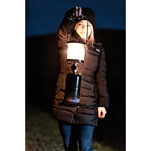 Stansport Double Mantle Propane Lantern (170),Black