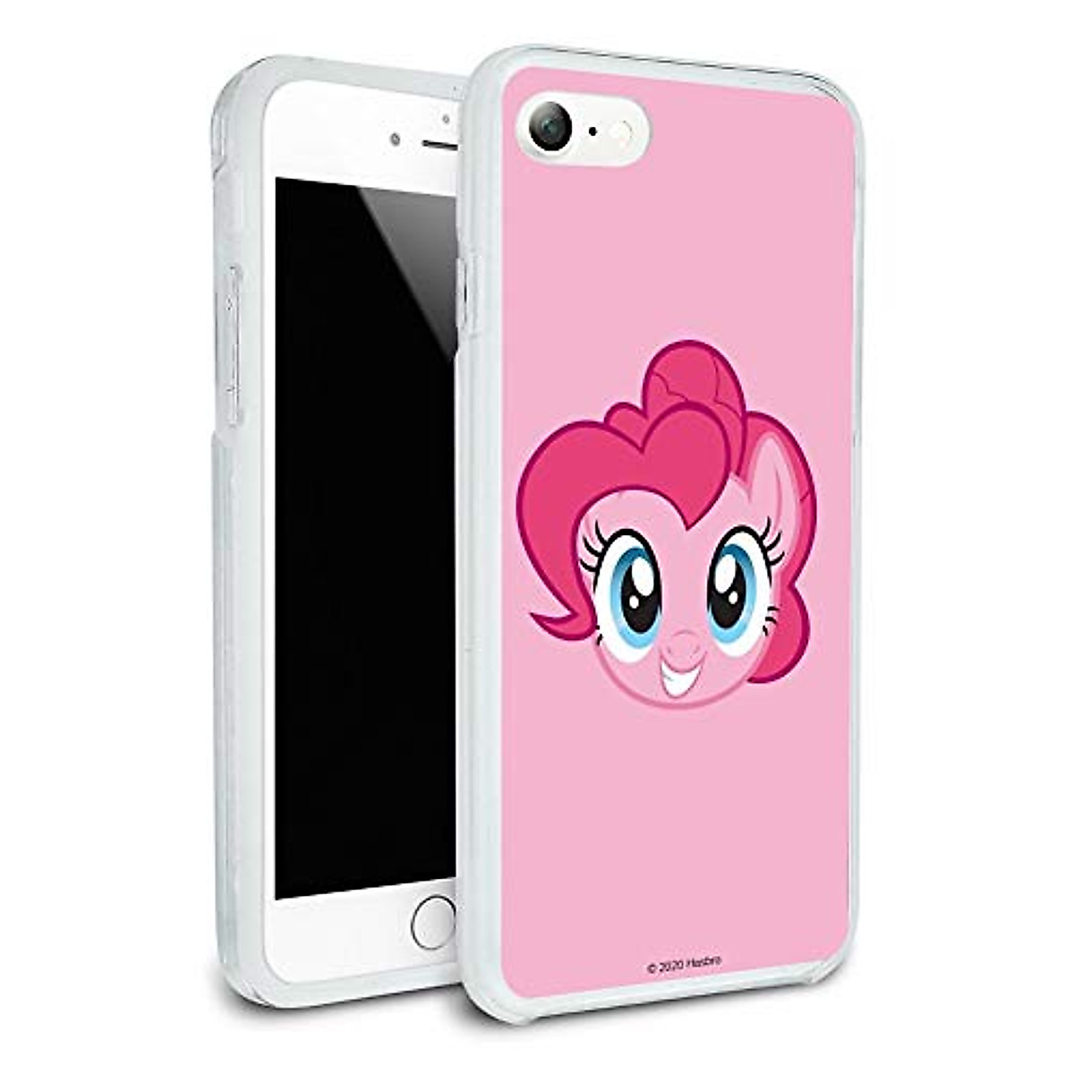 My Little Pony Pinkie Pie Face Protective Slim Fit Hybrid Rubber Bumper Case for Apple iPhone 7 and 7 Plus