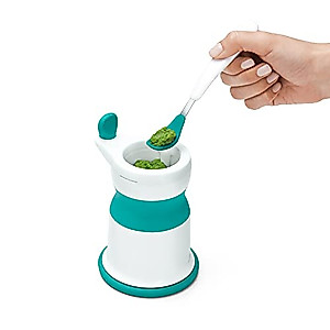 OXO Tot Mash Maker Baby Food Mill, Teal