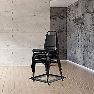 OEF Furnishings Heavy Duty Banquet and Stack Chair Storage and Transport Dolly, 22.75"W X 23.5"D