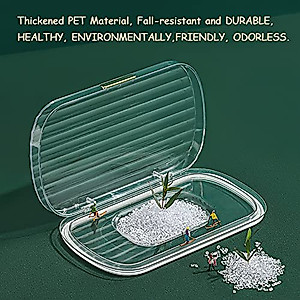 Aiabaleaft Face Mask Dispenser Box Holder Storage Box. Mask Case with Cover for Storing and Dispensing Personal Face Masks, and Paper Towel Storage Boxes, Disposable Gloves Etc.