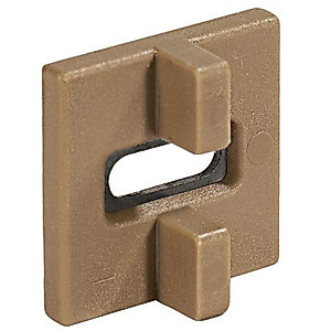 DeckWise (Brown) Ipe Clip Extreme S Hidden Deck Fasteners, 5/32" Gap, Stainless Steel Black #8x2" Trim-Head Screws for 100 Sq.Ft. of AD and KD Hardwood, Thermal or Composite Decks (175 ct. kit)