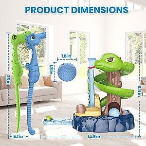 JONEG Kids Golf Set Toys for 3 4 5 Years Old, Toddler Golf Sets, Kid Golf Clubs, Outdoor Toys for Toddlers Age 3-5, Baby Golf Set, Gifts for 3 4 5 6 7 8 Year Old Boys Girls