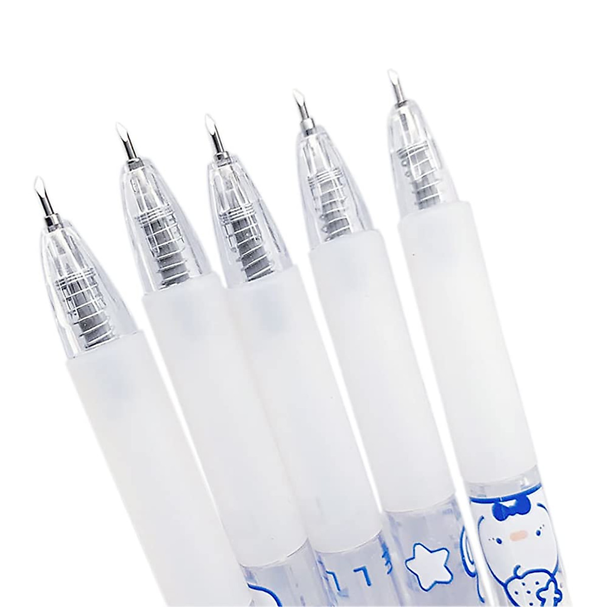 Firbirch 5PCS Craft Cutting Knife Pen Cute Cartoon Bear Paper Pen Cutter Creative Retractable Cutting Tool Student Utility Knife for DIY Art Paper Scrapbook