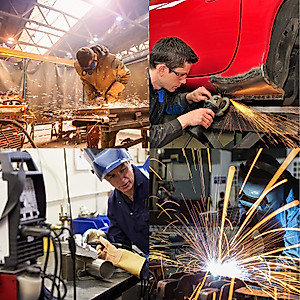 VEVOR Welding Curtain 6' x 6' Welding Screens Flame Retardant 3 Panel Welding Curtain with Frame and Wheels, Translucent Welding Shield, Flame Resistance Weld Curtain, Adjustable Size, Red…