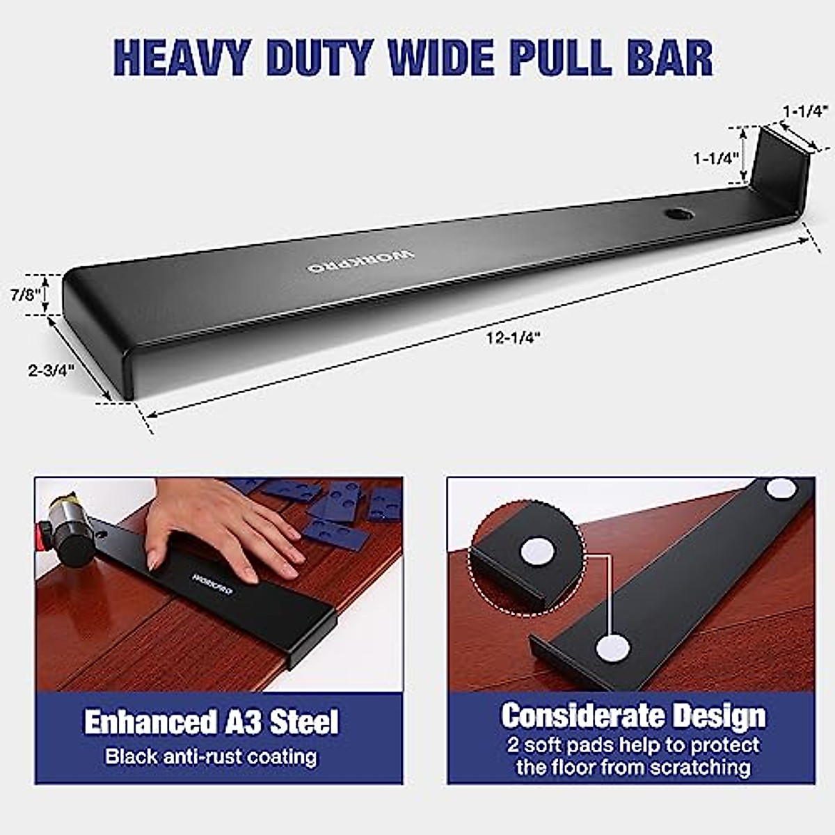 WORKPRO 13" Flooring Cutter with Flooring Installation Tool Kit