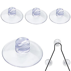 Sankoly 4 Pcs Bathroom Shower Caddy Connectors Suction Cups PVC Heavy Strength Clear Sucker Without Hooks for Regular Shower Caddy Basket Christmas Light