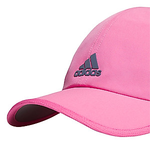 adidas Women's Superlite 2 Relaxed Adjustable Performance Hat, Pulse Magenta Pink/Preloved Ink Blue, One Size