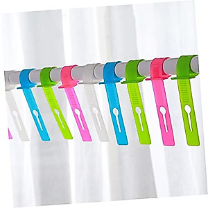 Cabilock 80 Pcs Hanger Anti-Skid Buckle Clothing Hanger Buckle Hooks Closet Rod Buckle Clips Clothes Drying peg pin Clothes Drying Buckle Hooks Pants Hangers Coat Hanger Hook Button Outdoor