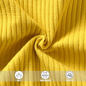 Unutiylo Preemie Baby Girl Clothes Ribbed Pants Set Ruffle Clothing Set Short Sleeve Sunflower Summer Outfits Yellow