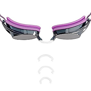 Speedo Women's Swim Goggles Mirrored Vanquisher 2.0, Archroma/Cobalt/Silver