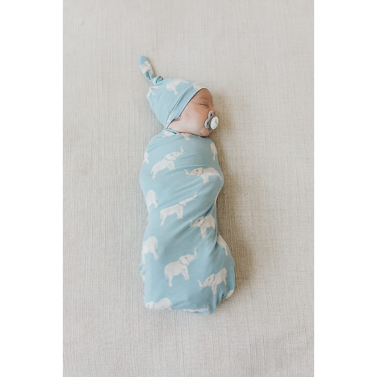 Copper Pearl Large Premium Knit Baby Swaddle Receiving Blanket Peanut