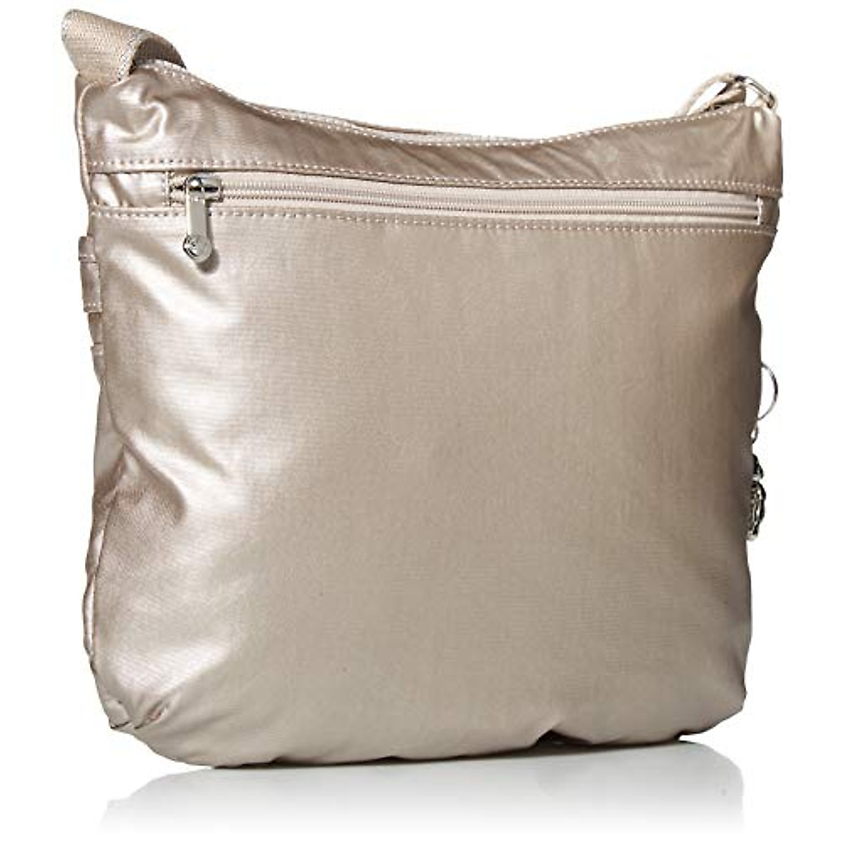 Kipling Women’s Arto Crossbody, Lightweight Everyday Purse, Casual Nylon Shoulder Bag, Metallic Glow