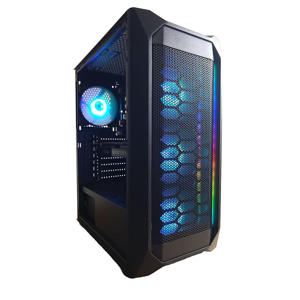 Centaurus Helios 3 Gaming PC, Intel i7 12700K, GeForce RTX 4060, 32GB RAM, 1TB NVMe SSD, Windows 11 PRO, AC WiFi. Fast Desktop Computer for Gamers and Professional apps, VR Ready, RGB, Glass Window!