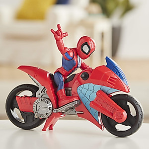Playskool Heroes Sha Mega Mini Motorcycle Spiderman