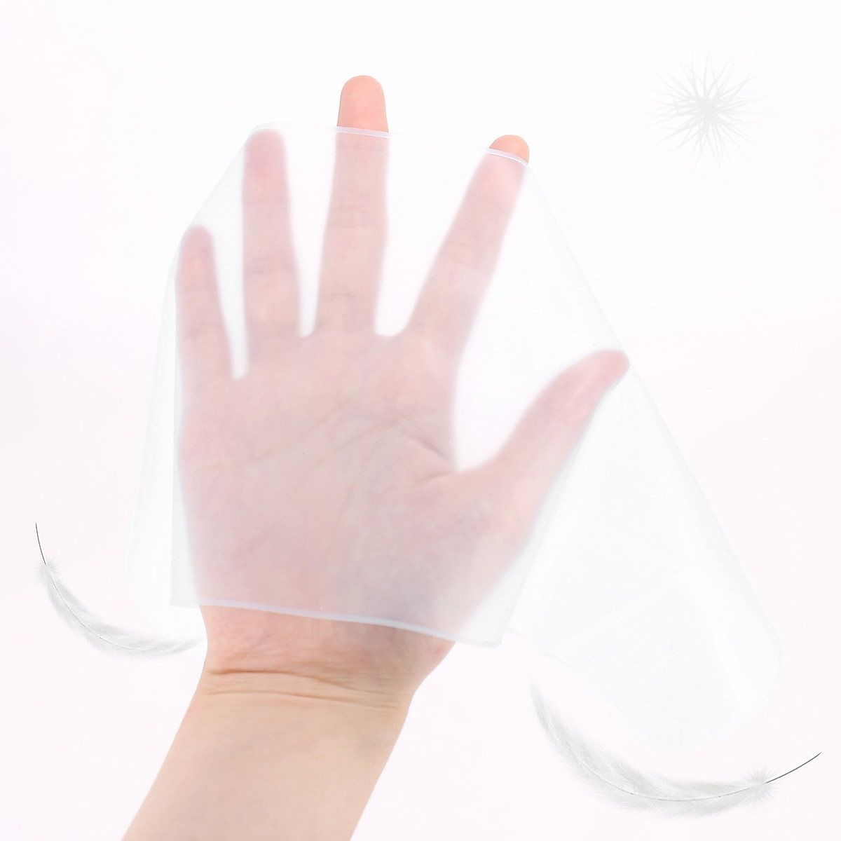 Universal Keyboard Cover for 15.6"-17.3" Laptop Notebook with Numeric Keypad Keyboard (Width 14.4" x Height 5.3"), Ultra Thin Silicone Waterproof Keyboard Protector Skin -Clear