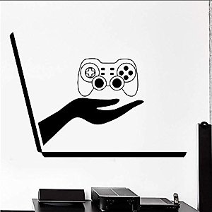ergnml WaDecal Gaming Joystick Joypad Laptop Video Gamer Vinyl Decal 45 63Cm