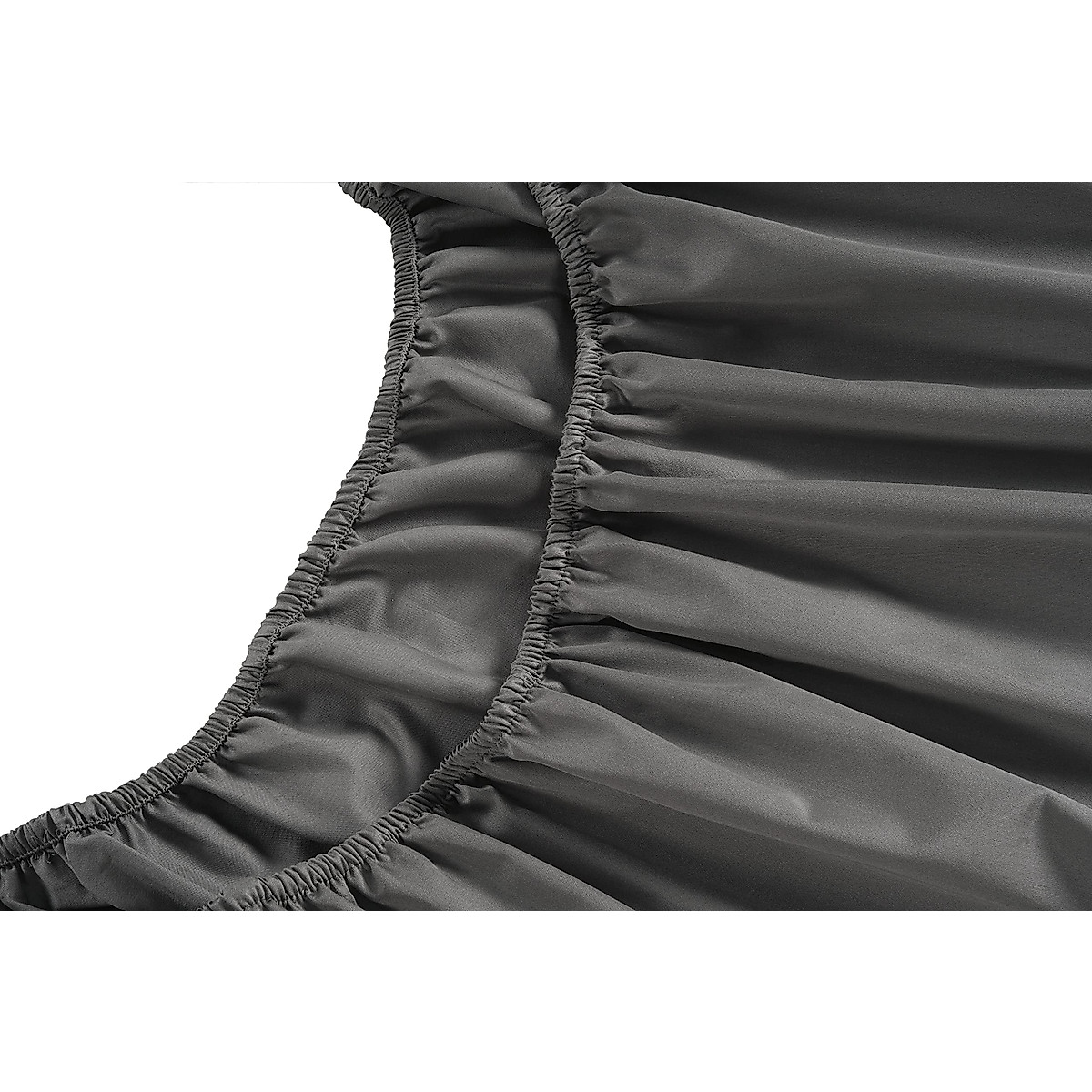 LANE LINEN 100% Cotton Sheets Queen Size Bed Set – 450 Thread Count, Soft & Cooling Sateen Weave, Deep Pocket Fits 15” Mattress, Luxury Hotel Bedding, Queen Bed Sheets, Charcoal