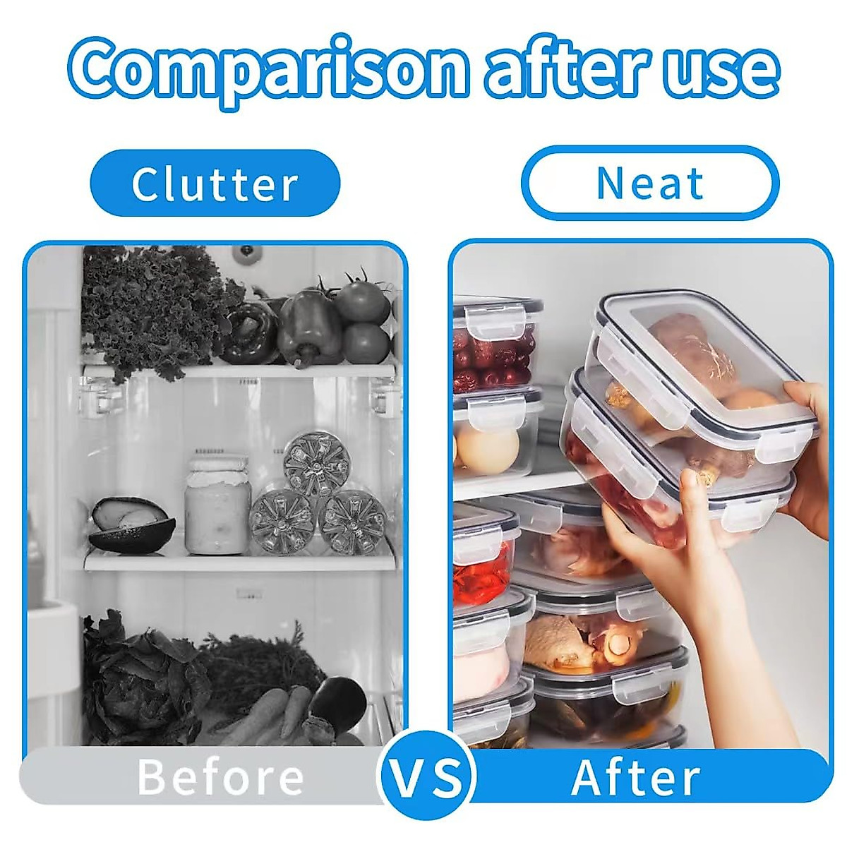 Aero Zen Fruit Storage Containers for Fridge with Removable Strainer,Vegetable Salad Crisper,BPA-Free Refrigerator Organiser,Not Dishwasher Safe,Keep Berry Fruit Vegetable Food Meat Fresh Longer