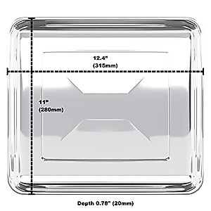 Univen Stainless Steel Baking Tray Pan and Air Fryer Basket Compatible with Cuisinart Airfryer TOA-060 and TOA-065