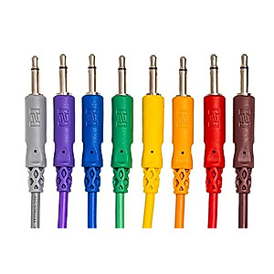 Hosa CMM-890 3.5 mm TS to 3.5 mm TS Unbalanced Patch Cables, 3 Feet