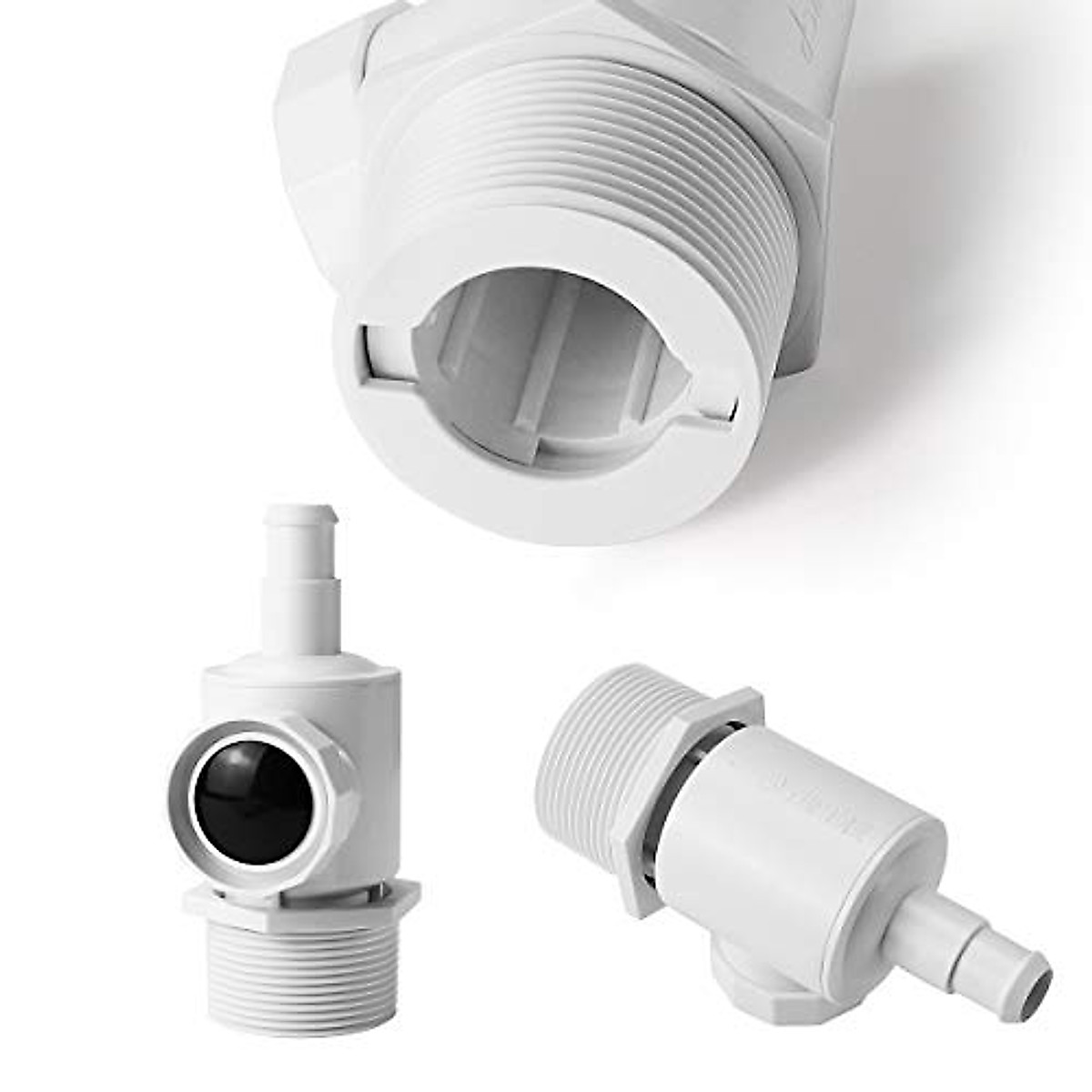 Funmit 9-100-9001 Universal Wall Fitting Connector Assembly Compatible with Polaris 180 280 280 380 3900 Sport and 480 Pro Automatic Pool Cleaners