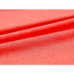 MoFiz Horse Riding Shirts for Women Long Sleeves UV Protection Zip-up Slim Fit Biking Shirt Orange XL