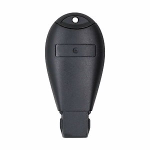 SEGADEN Replacement Key Shell + Uncut Blank Emergency Insert Key Compatible with DODGE CHRYSLER JEEP Smart Keyless Entry Remote Key Case Fob 6 Buttons 5 BTN + Panic PG755L