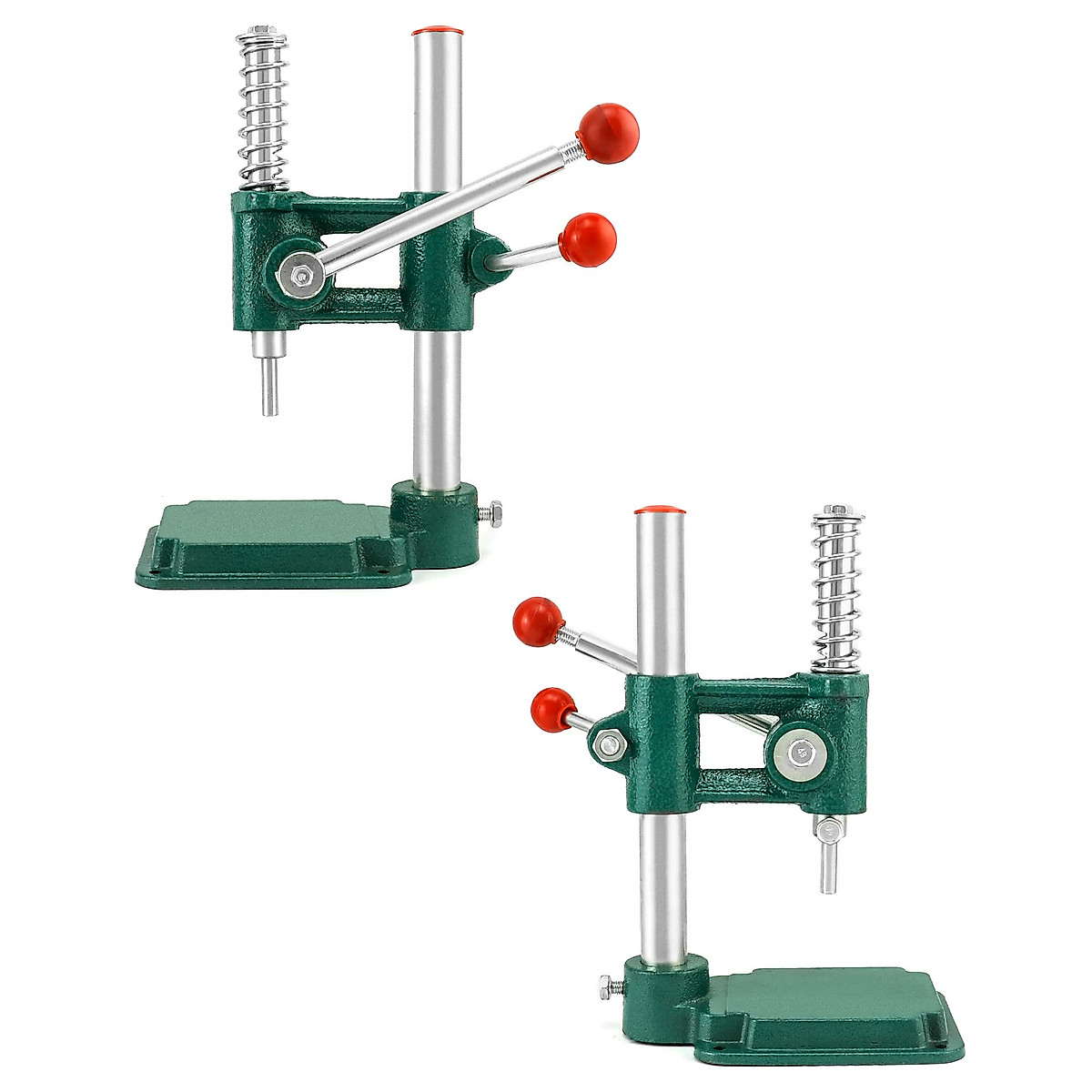 QWORK Button Maker Kit with 3 Sizes Die Sets and 300 Buttons, 11/16", 1", 1-3/16" (18, 25, 30mm) Diameter Hand Fabric DIY Button Making Punch Cloth Button Cover Making Machine Tool